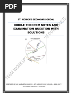 Circle-Theorems CorbettMaths Exam Questions | PDF | Circle | Angle