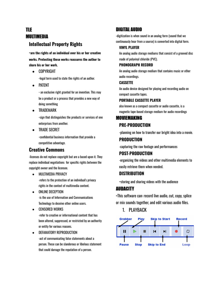 TLE REVIEWER 1st To 3rd | PDF | Sound Recording And Reproduction | Computing