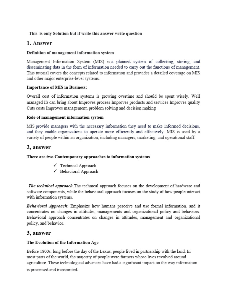 Definition of Management Information System | PDF | Information | Databases