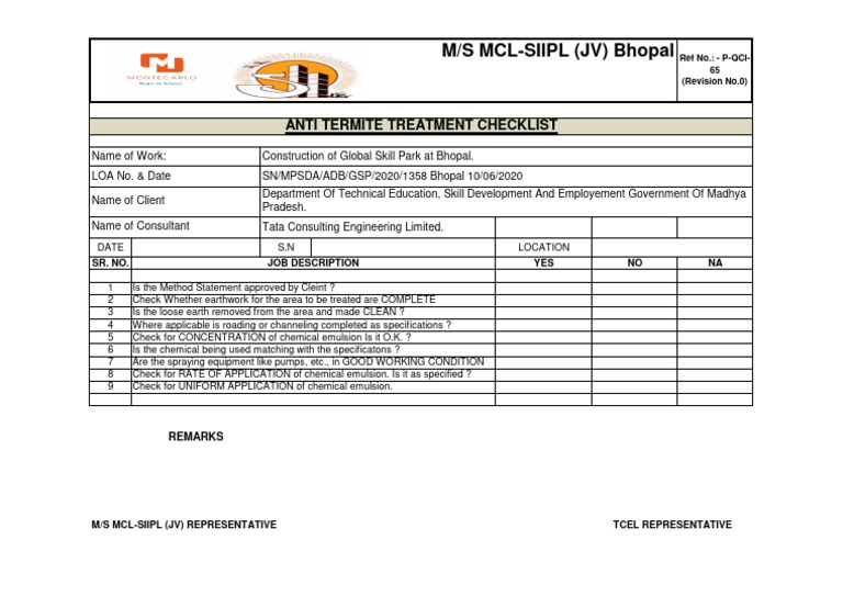 A.T.T Checklist | PDF