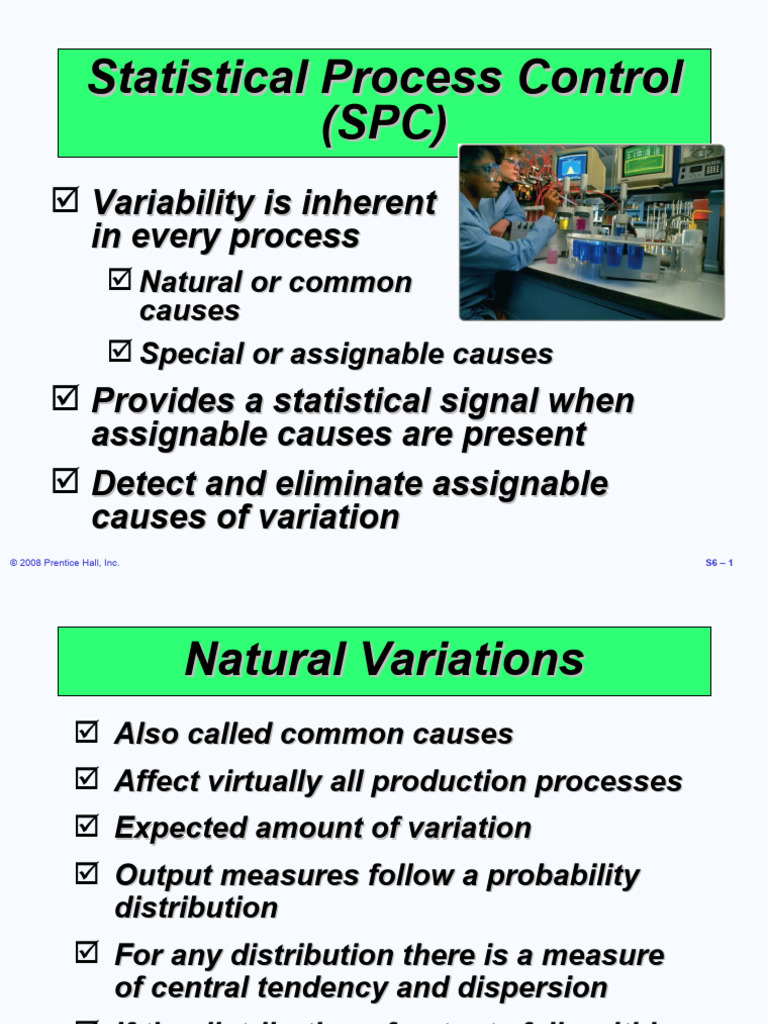 SPC & Process Capability | PDF | Probability Distribution | Statistics