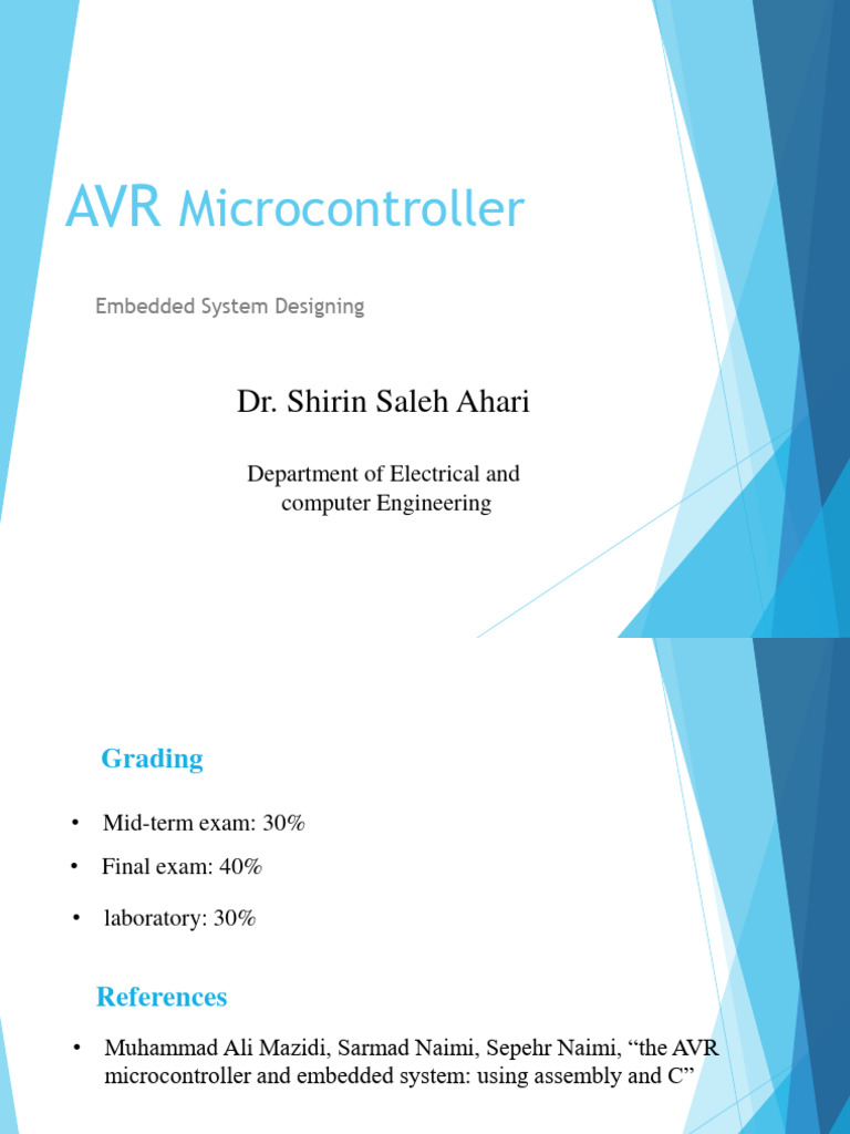 Microcontroller - Peresentation | PDF | Random Access Memory | Microcontroller