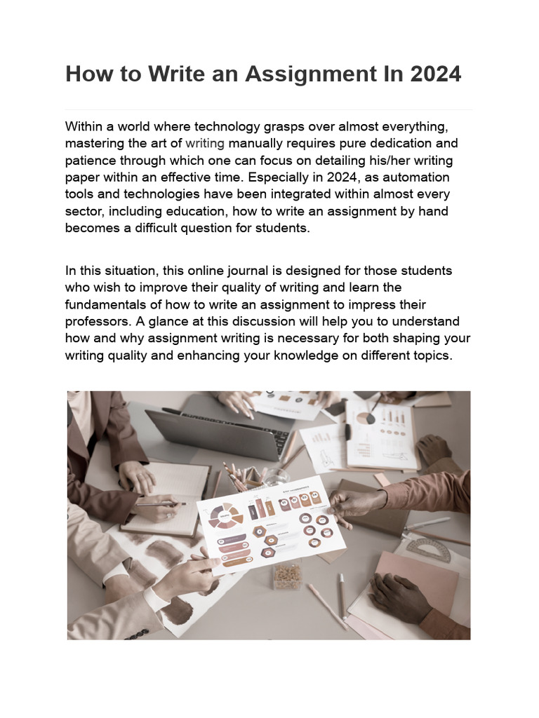 Mastering Assignment Writing in 2024 | PDF | Essays | Writing