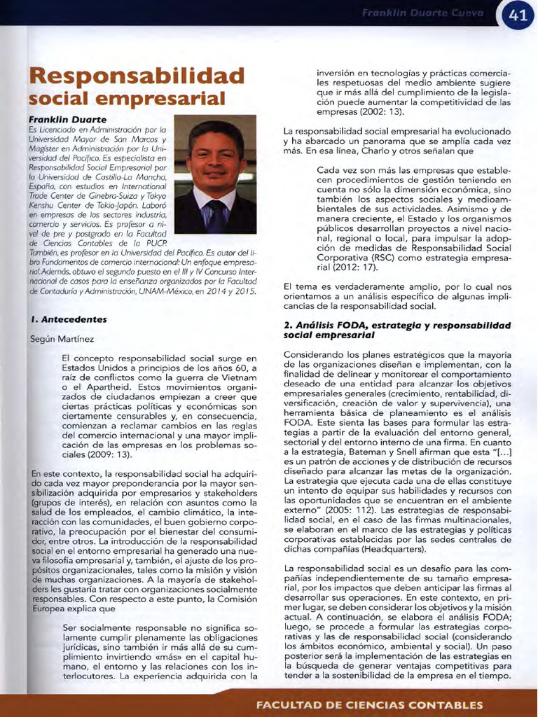 Responsabilidad Social Empresarial | PDF