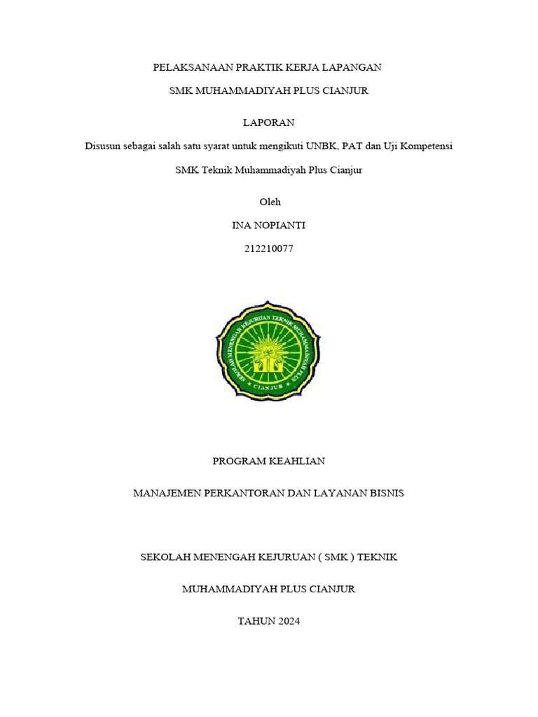 Laporan PKL di Toko Pelangi Textile | PDF