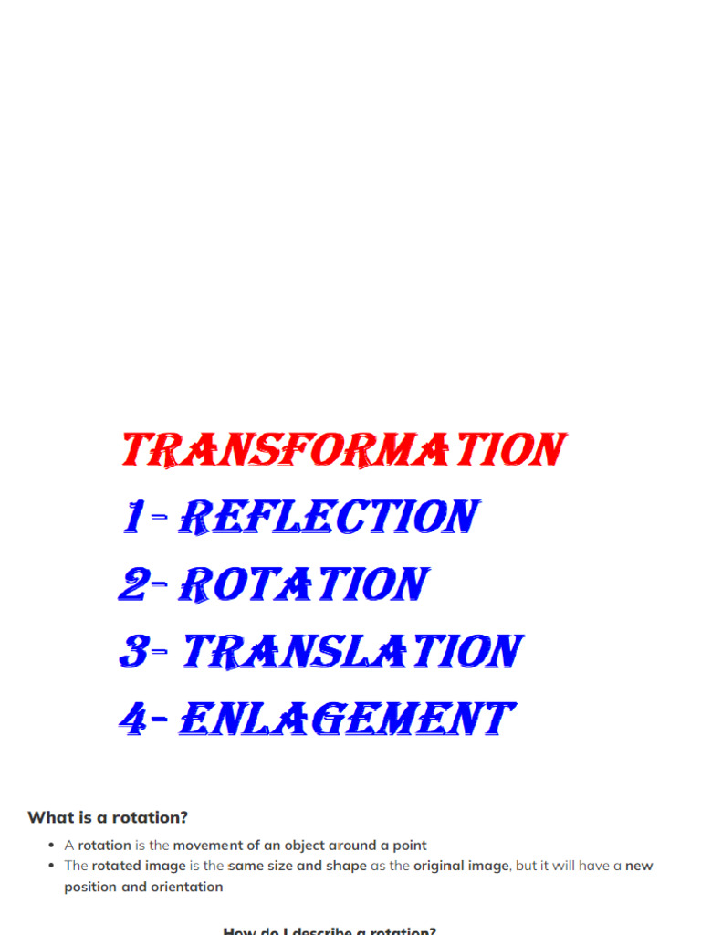 Transformation Final | PDF