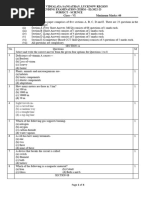 Annual Examination Sample Paper Class 7th Science | PDF | Speed