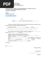 Model Borderou Serie Posta Romana | PDF