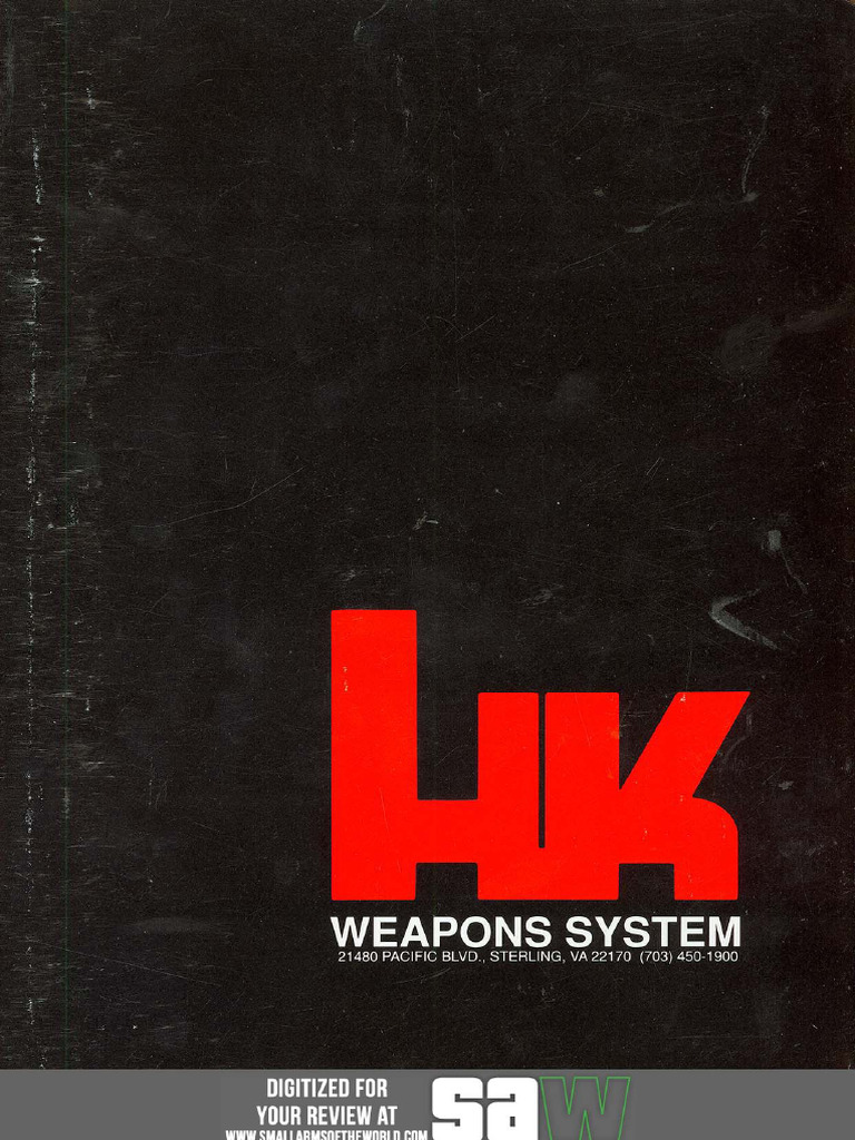 HK Weapons Systems Catalog 1988 (Includes Operational Brief Case) | PDF