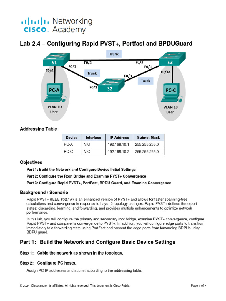 Lab 2.4 | PDF | Computer Networking | Data Transmission