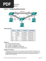 6.2.4 Packet Tracer - Configure EtherChannel - ILM | PDF | Data Transmission | Computer Standards