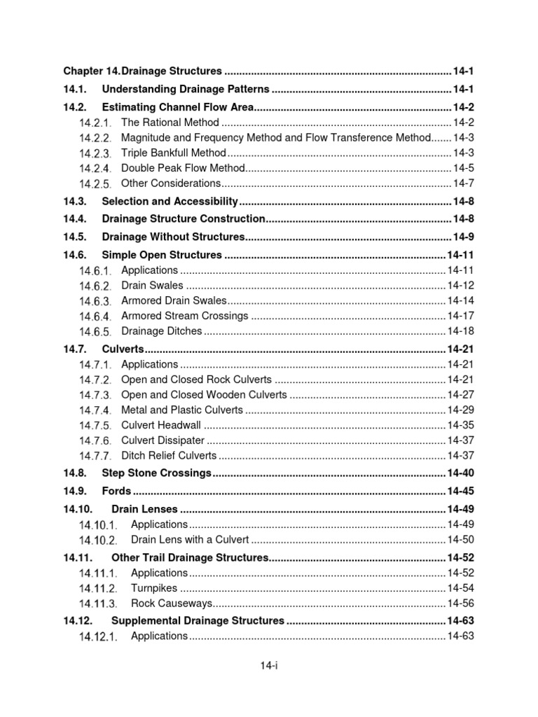Chapter 14 - Drainage Structures - Final.01.17.19 | Download Free PDF | Drainage Basin | Stream