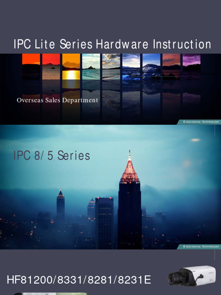 Dahua IPC Series Hardware Guide | PDF | Printed Circuit Board ...
