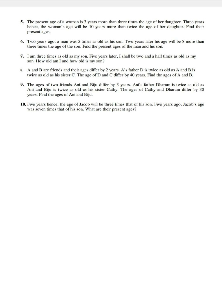 Maths Worksheet | PDF