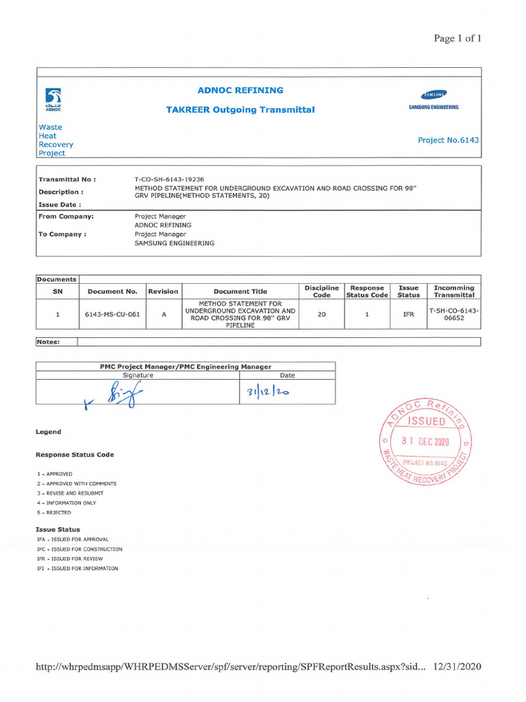 6143 MS CU 061 - RA (1) Approved | PDF | Road | Trench