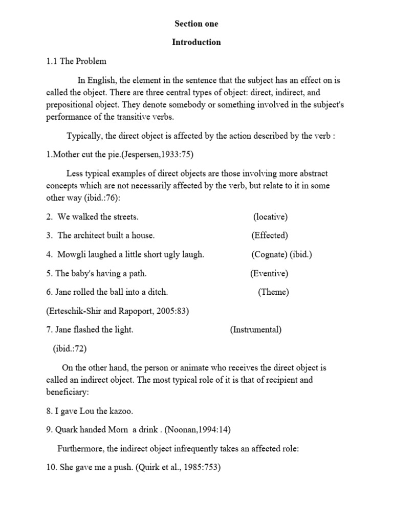 Semantic Role | PDF | Object (Grammar) | Preposition And Postposition
