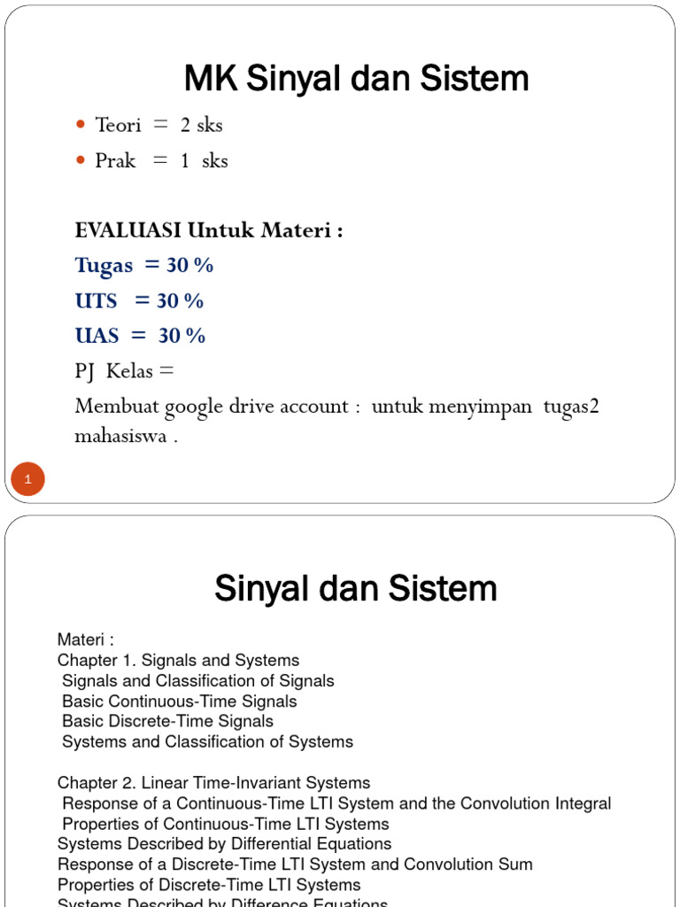 Sinyal MG 1 Mhs | PDF