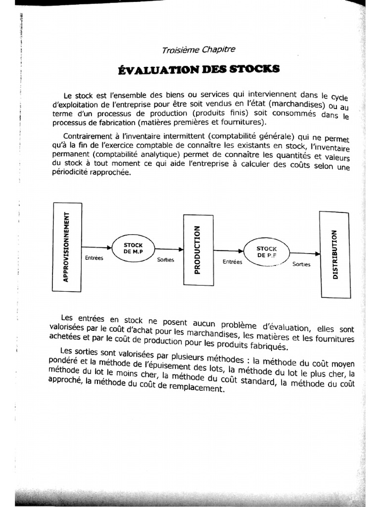 Evaluation Des Stocks | PDF