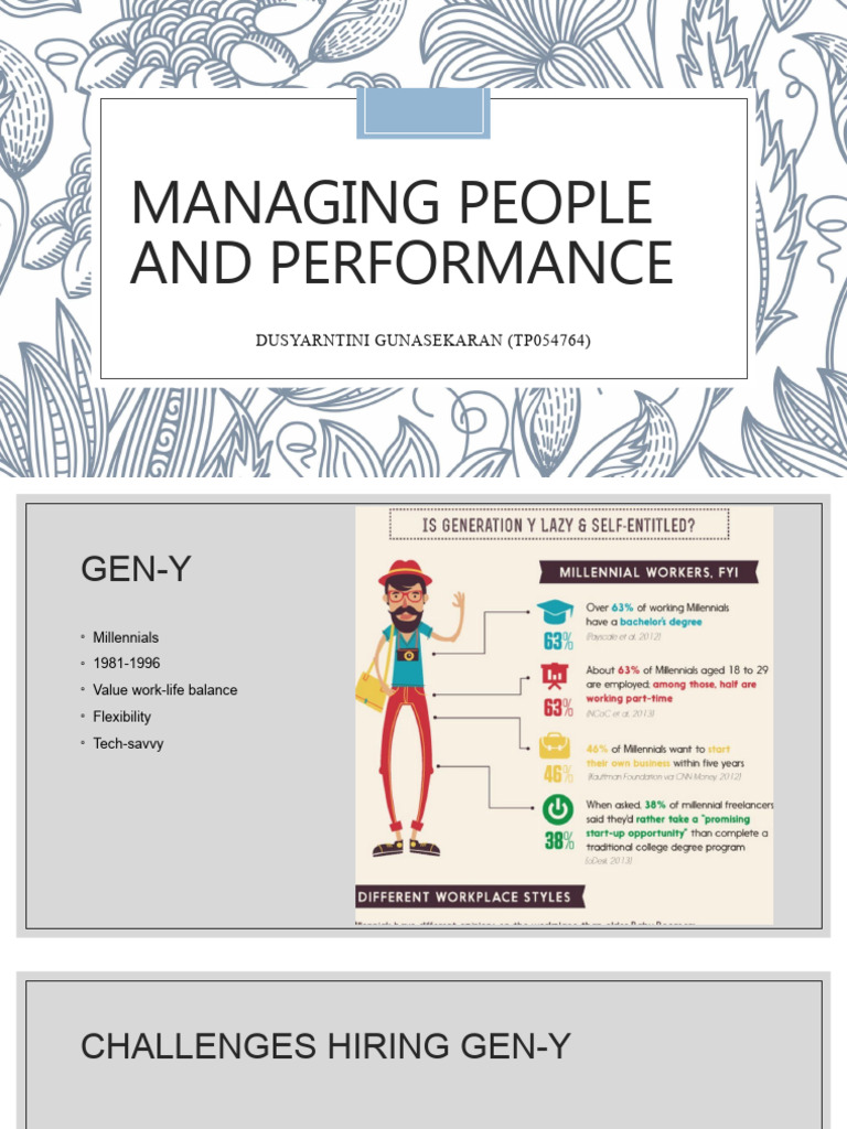 Managing Gen-Y in the Workplace | PDF