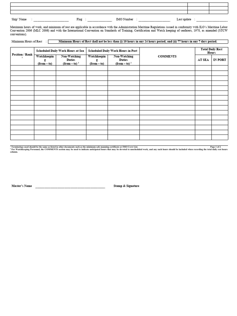 M-04 - Shipboard Working Arrangements | PDF