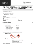 Ficha Técnica do Desinfetante Atomic 70 | PDF | Desinfetante | Química