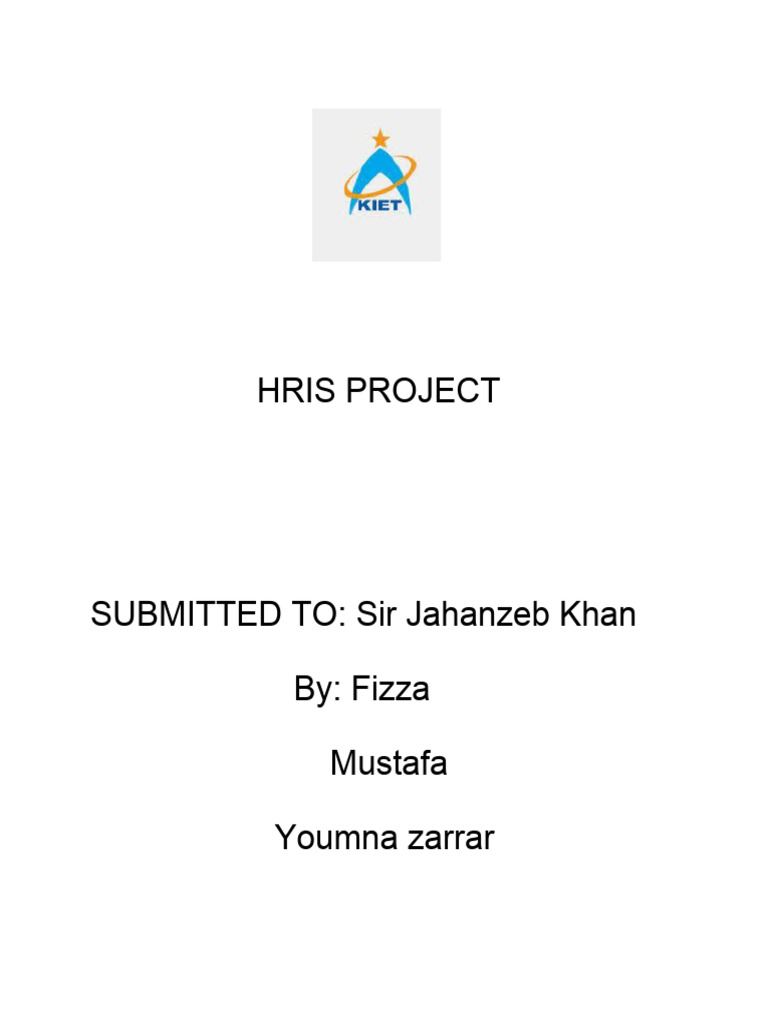 Hris Project | PDF | Human Resource Management | Computing