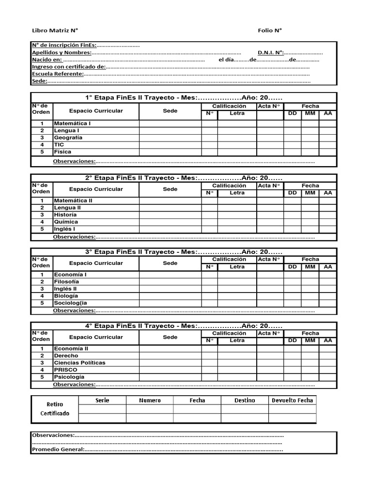 Libro Matriz Secundaria FinEs | PDF