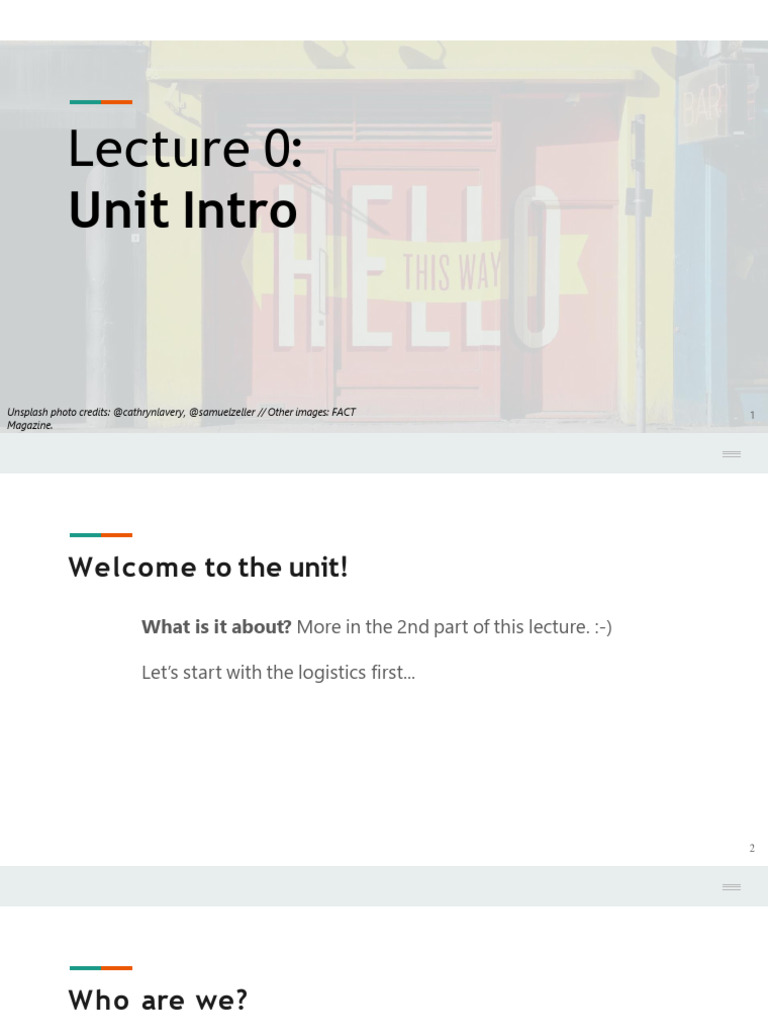 Week 1 Lecture Slides | PDF | Consumer Electronics | Smartphone