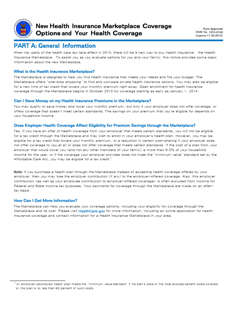 Affordable Care Act | PDF | Insurance | Health Insurance Marketplace