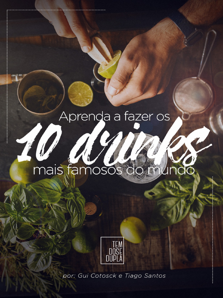 10 Melhores Drinks Do Mundo | PDF | Coquetéis | Gin