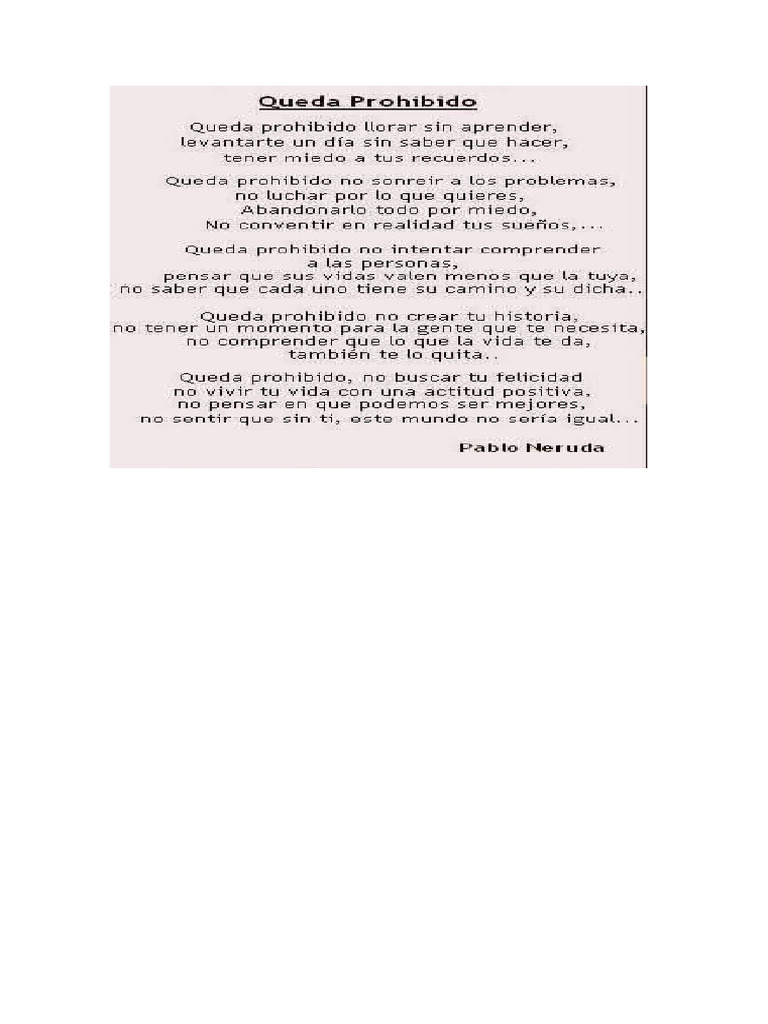 Poema de Pablo Neruda | PDF
