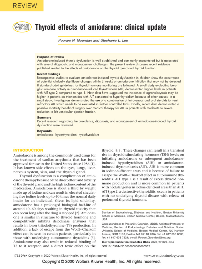 Goundan 2020 | PDF | Thyroid Disease | Hyperthyroidism