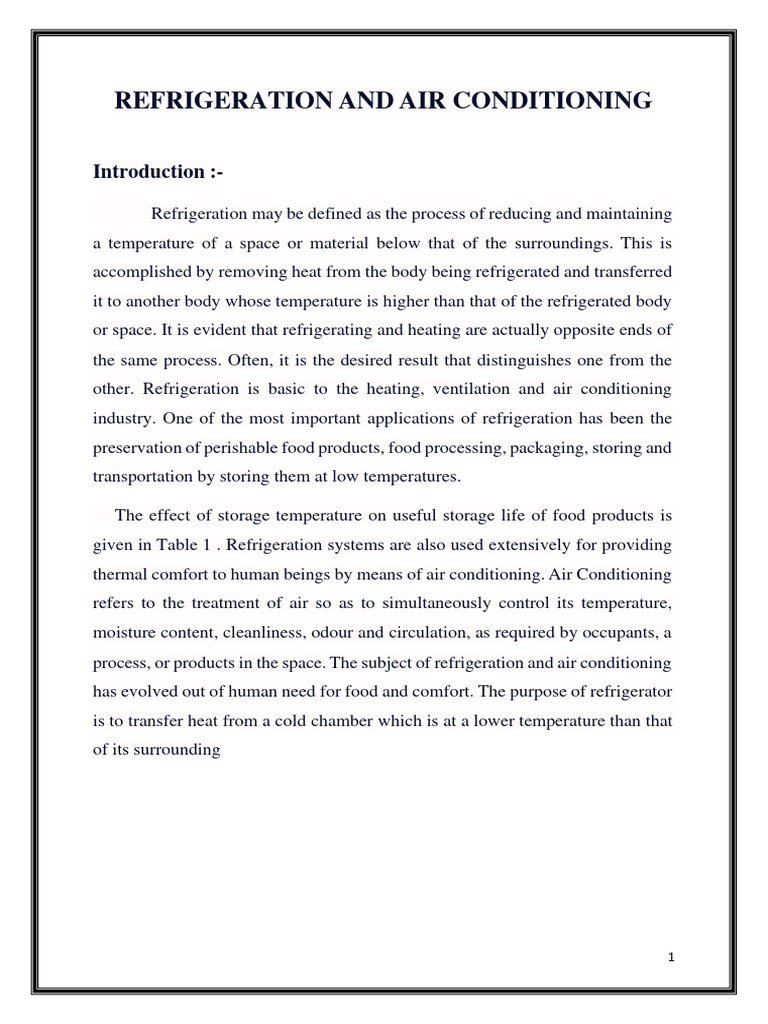 Refrigeration and Air Conditioning 2 | PDF | Refrigeration | Heat Exchanger