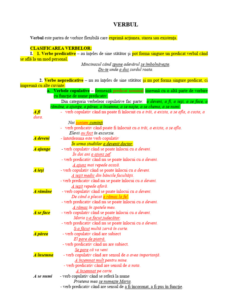 Verb. Predicat | PDF