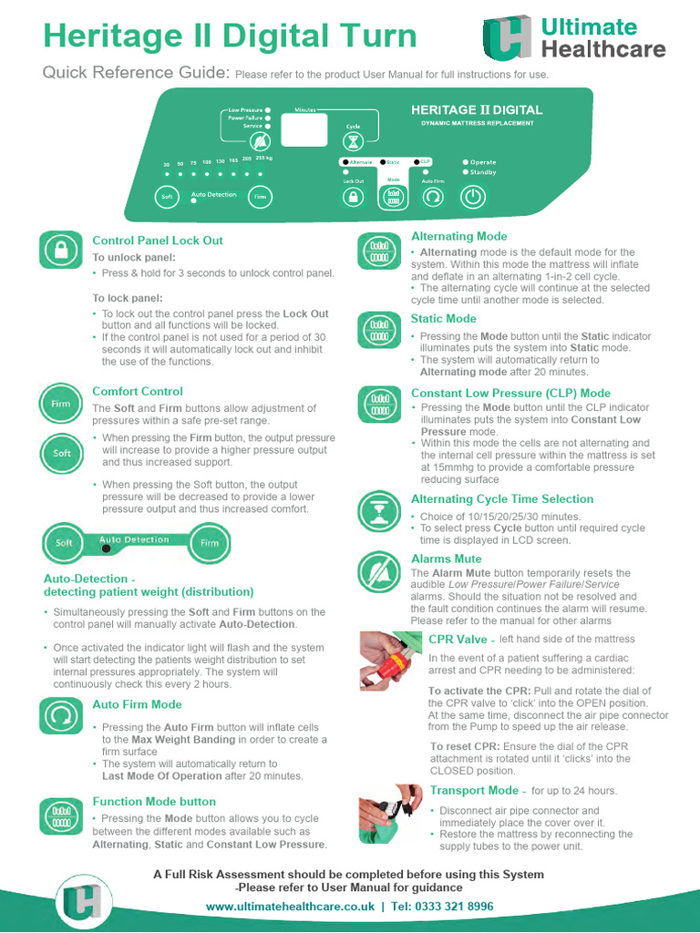 Heritage II Digital Turn User Guide | PDF | Cardiopulmonary ...