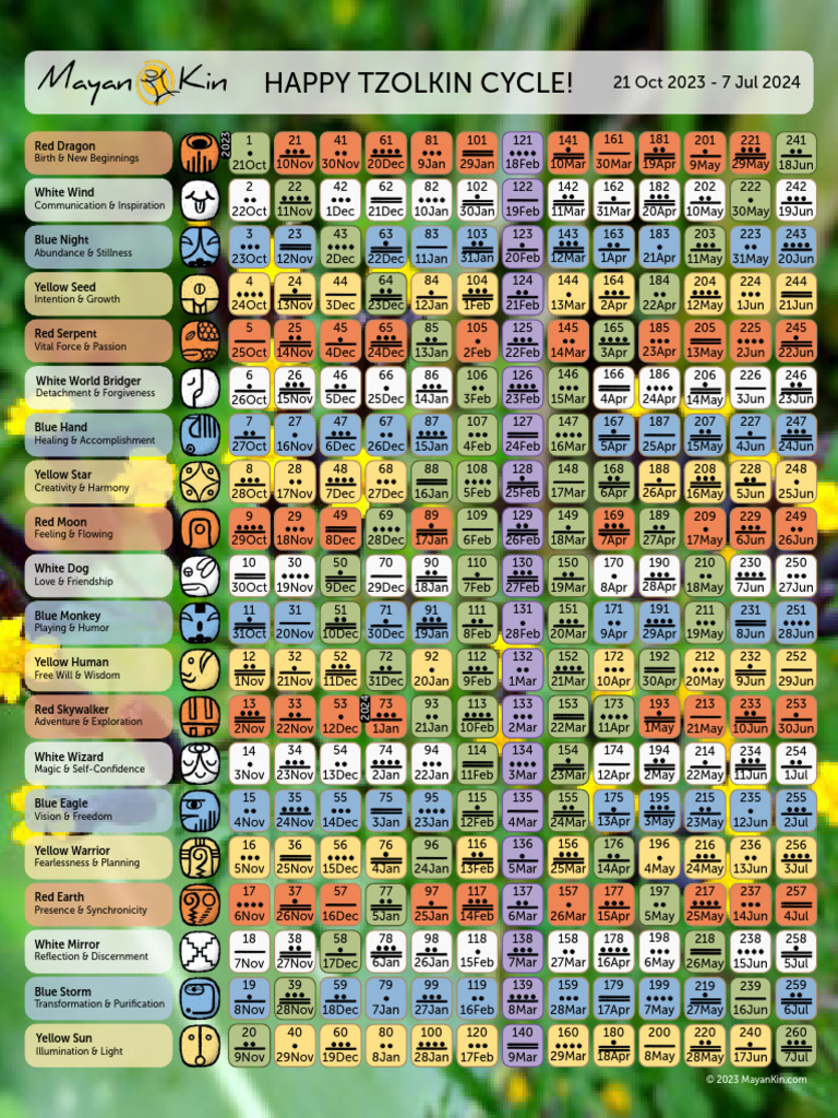 MayanKin Mariela Maya BridgingWorlds Tzolkin Harmonic Module New Cycle ...