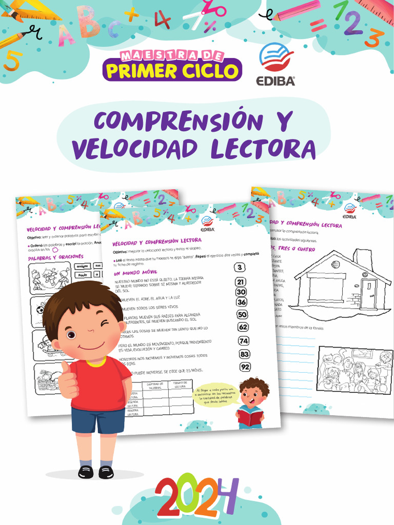 Velocidad y Comprension Lectora | PDF | Dinosaurios | Comprensión lectora