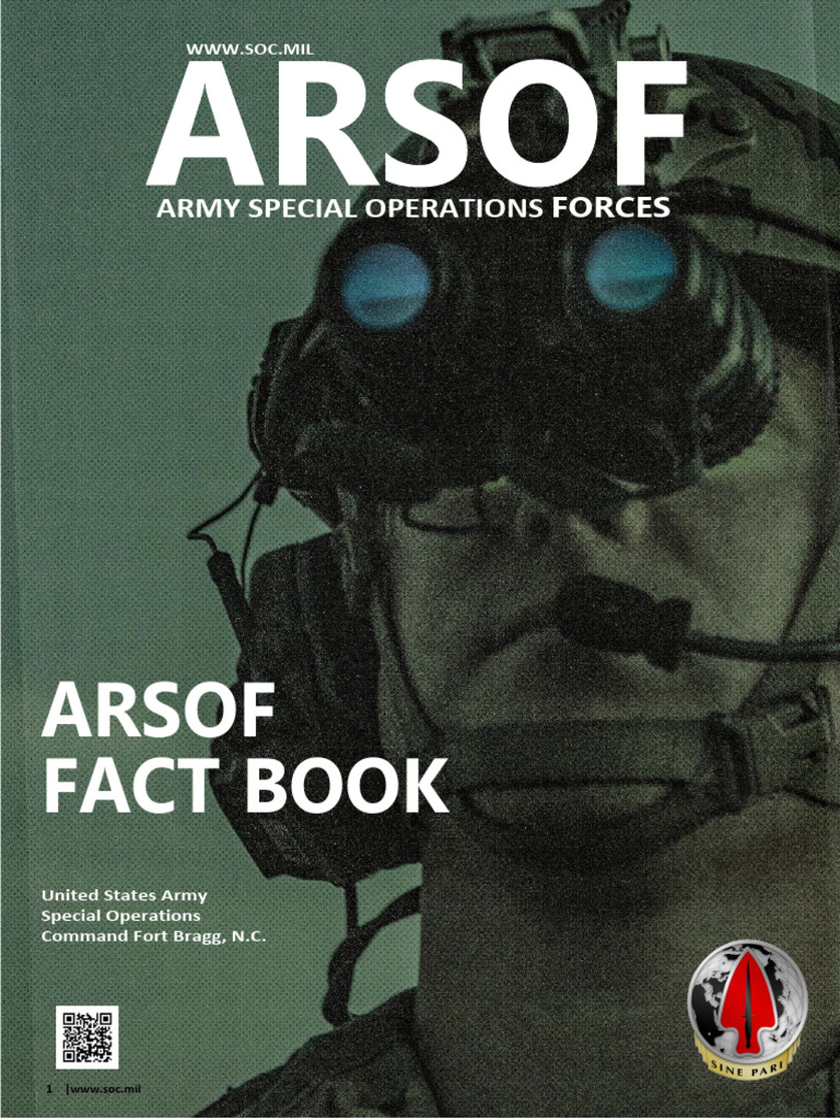 USASOCFact Book | PDF | Special Operations | Regiment