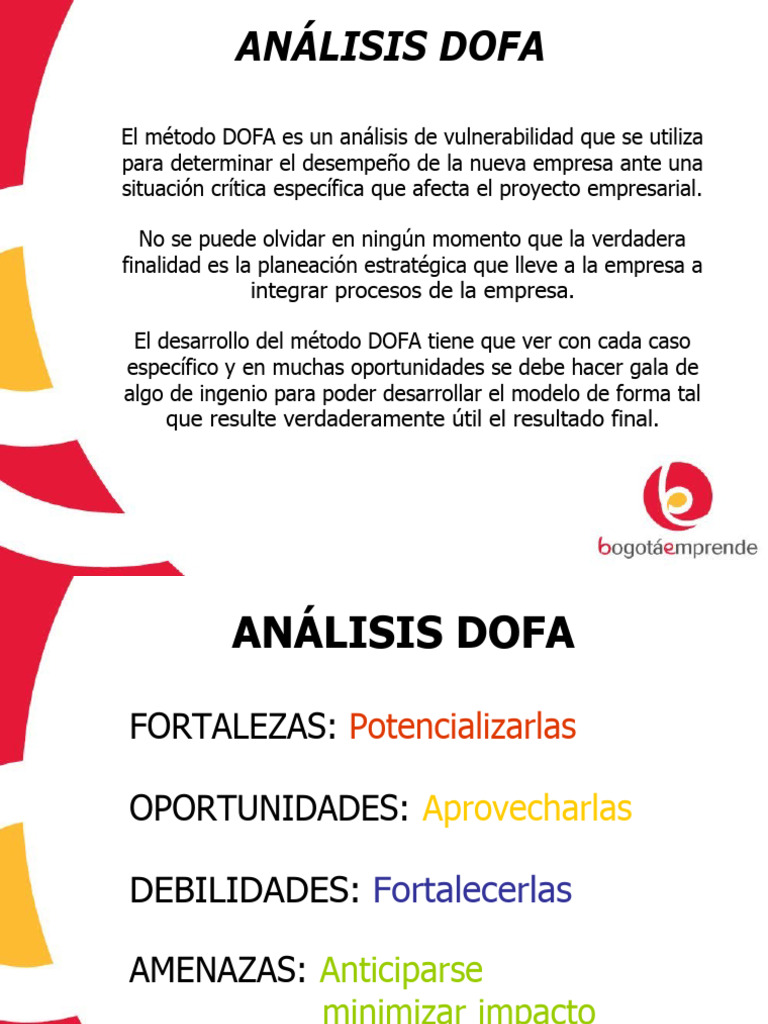 Matriz Dofa | PDF | Análisis FODA | Business