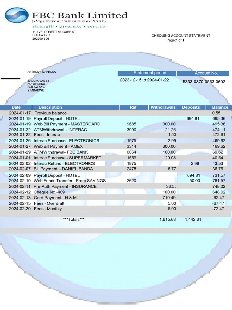 Anthony | PDF | Payments | Transaction Account