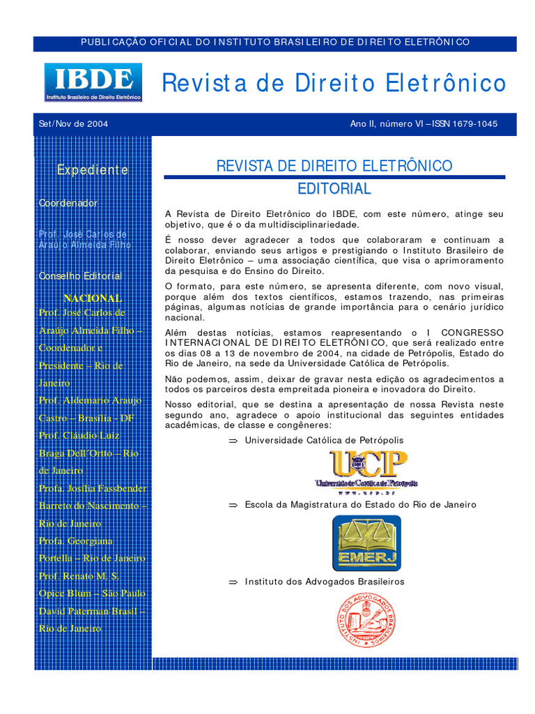 Redex Vol VI - Ano II | PDF | Positivismo | Brasil