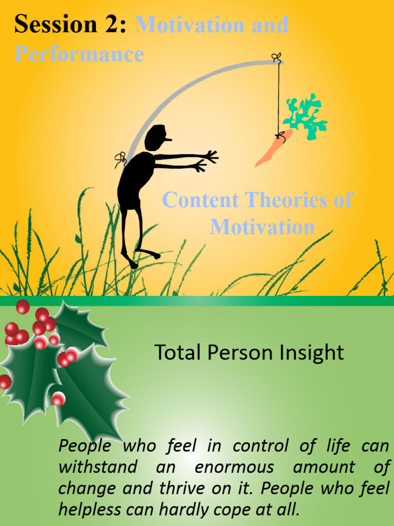 Session 2.motivation | PDF | Motivational | Motivation