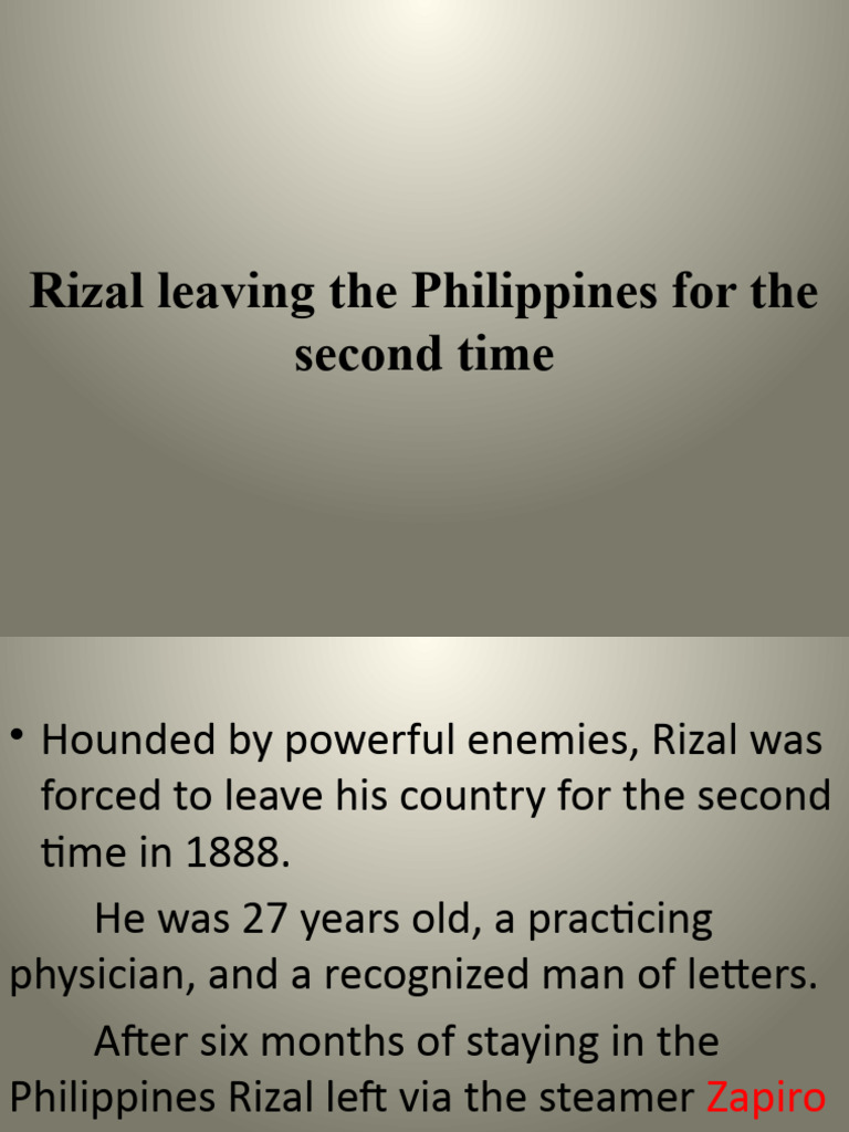 Reyes Rizal Report | PDF