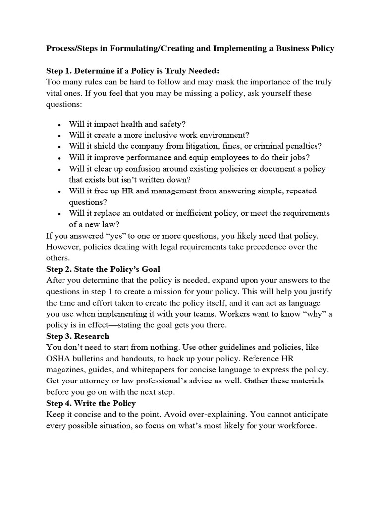 Notes Unit I Business Policies Part II | PDF | Marketing | Pricing