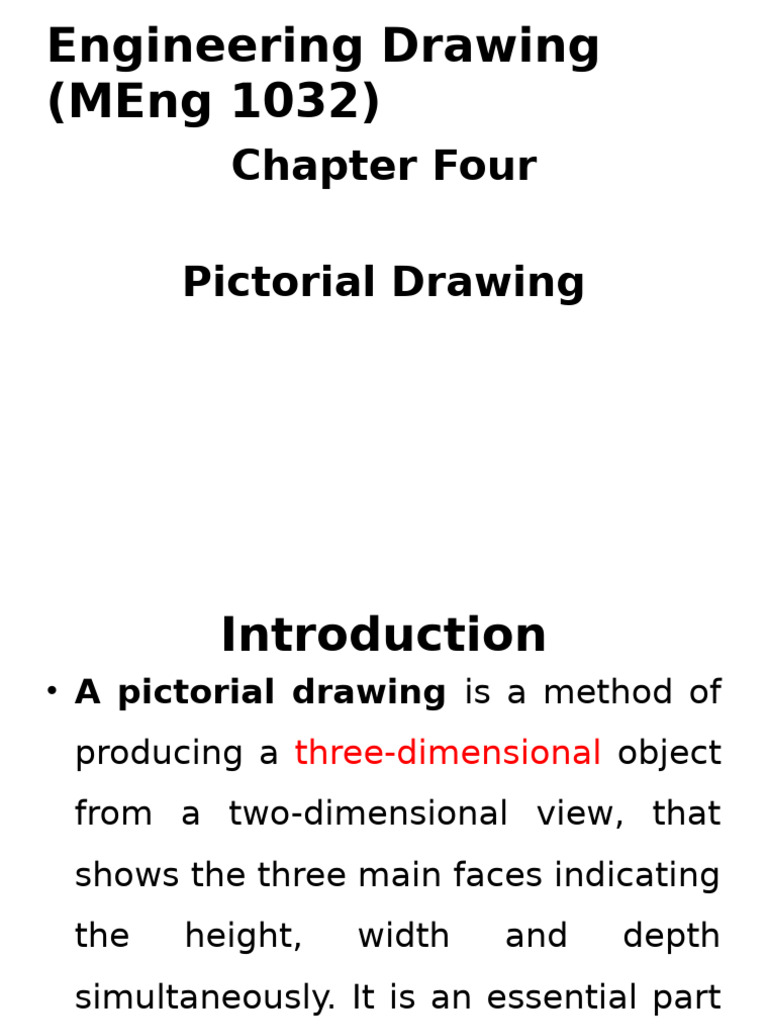 Chapter 4 Pictorial Drawing | PDF | Euclid | Elementary Geometry