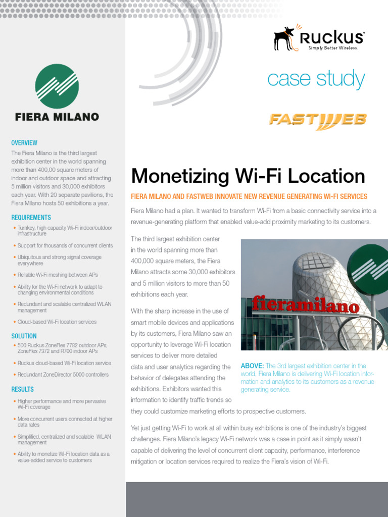 Case Study - Fiera Milano | PDF