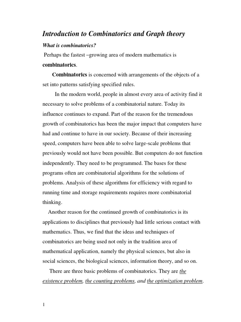 Desecerte Mathematics and Combinatorics A | PDF | Combinatorics | Graph Theory
