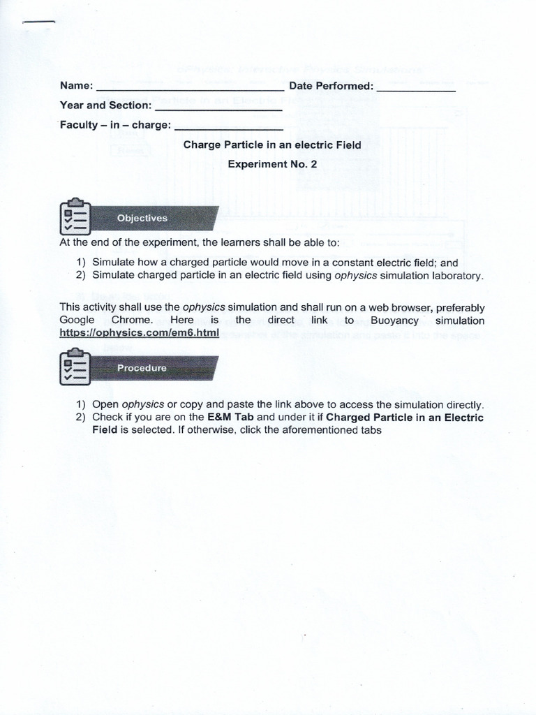 Experiment 2 Bses 31 | PDF