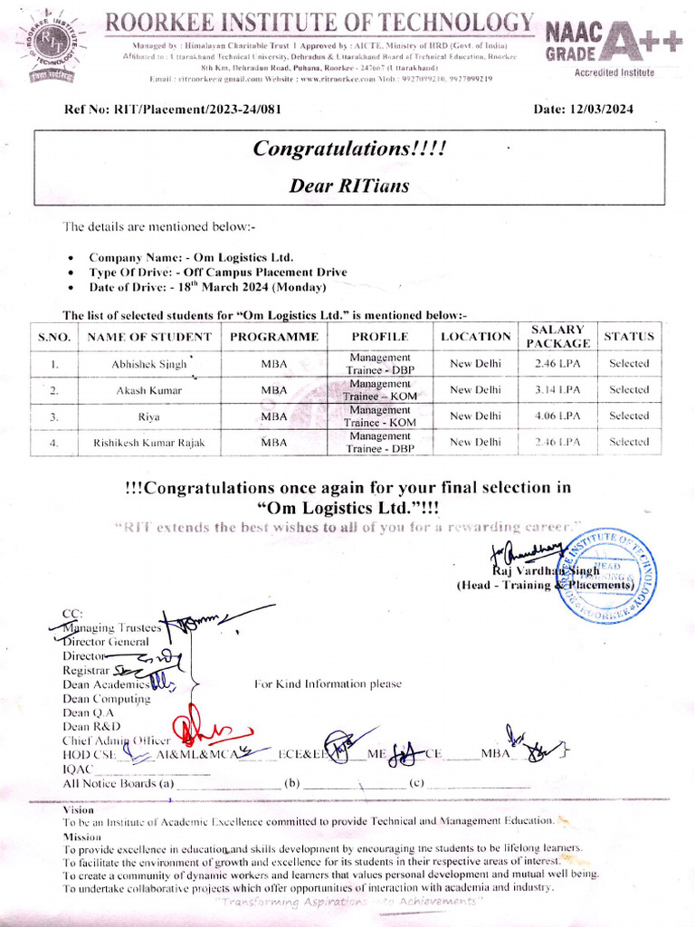 Om Logistics Cong 2 | PDF