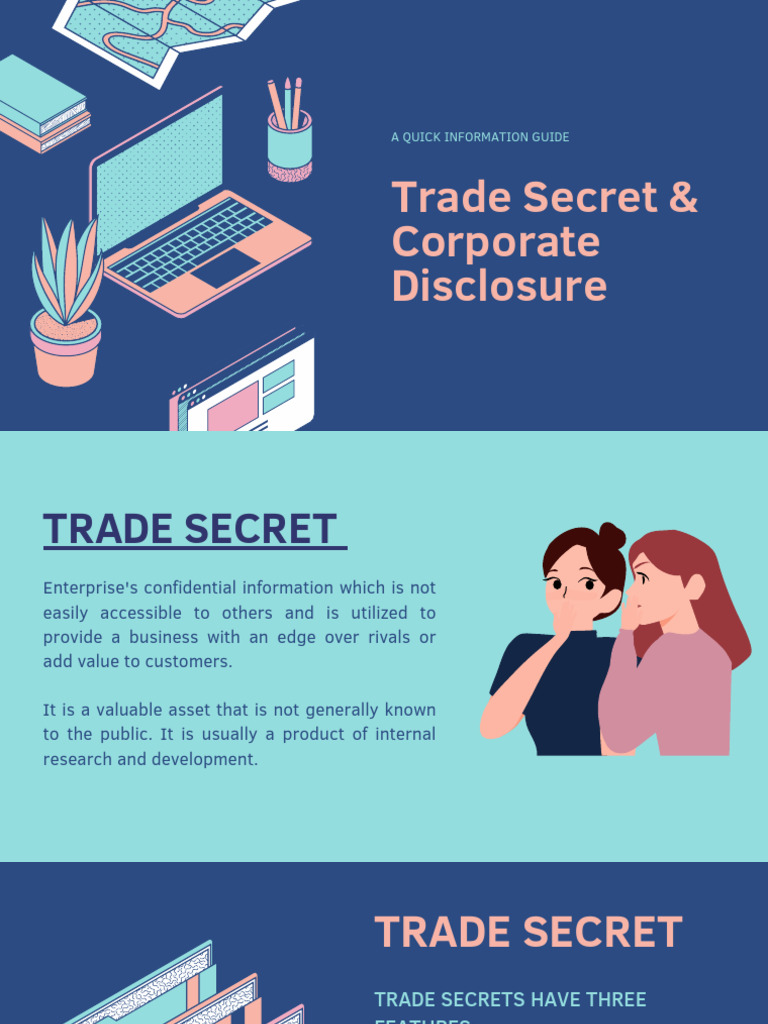 Trade Secret & Corporate Disclosure | PDF